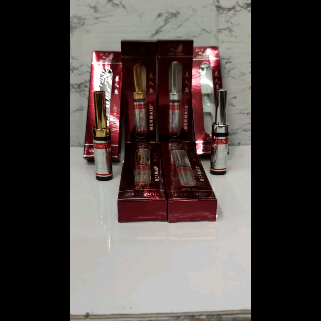 MASCARA / EYELINER DUYUNG MERMAID ORI BPOM PER 6PCS, MASCARA DUYUNG ...