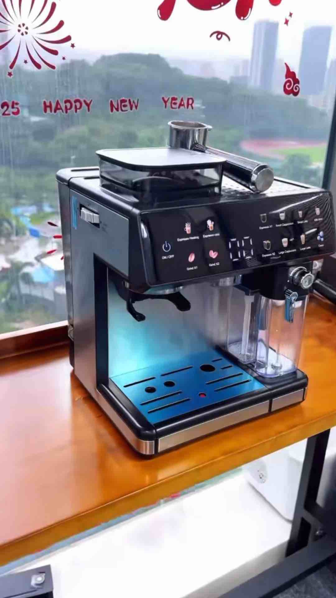 MinMAX MNC-5710 Espresso Coffee Maker with Milk Frother – 2.6L, 1350W ...