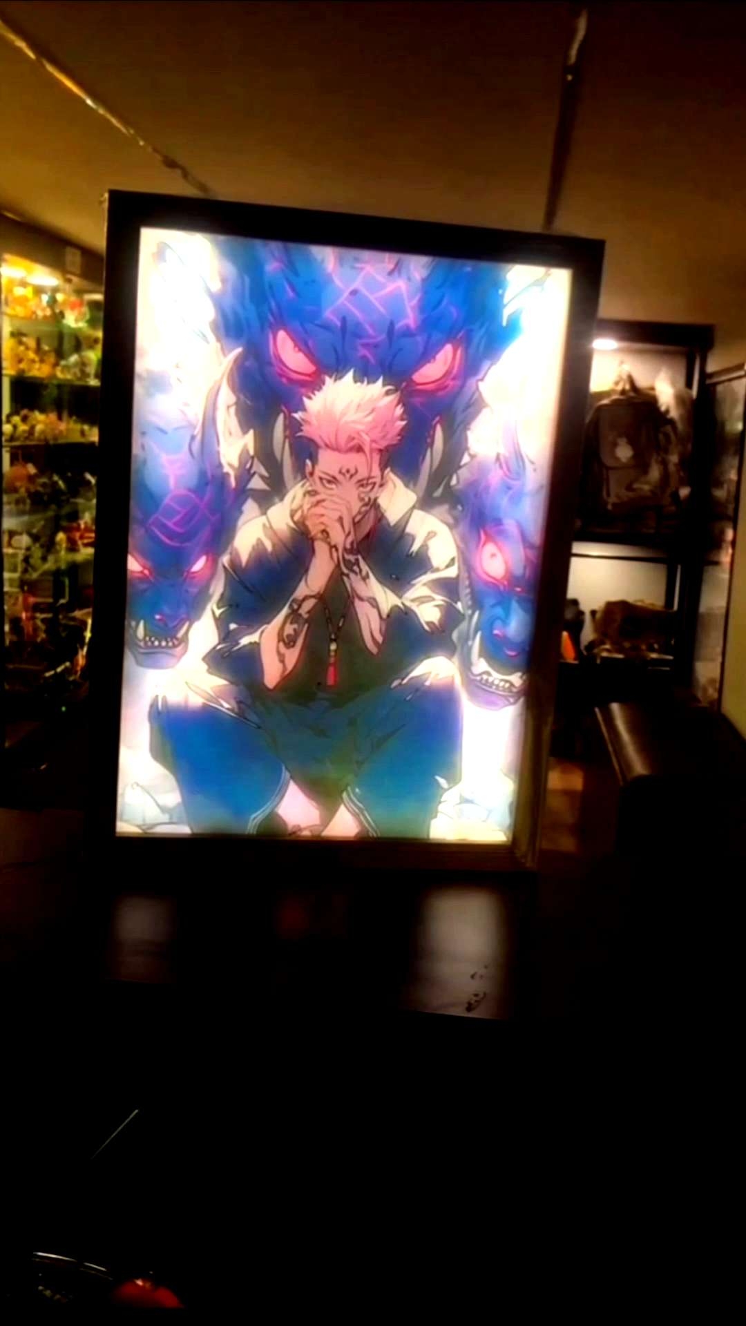 Jujutsu Kaisen Anime Ryomen Sukuna Light Painting Photo Frame | Daraz ...