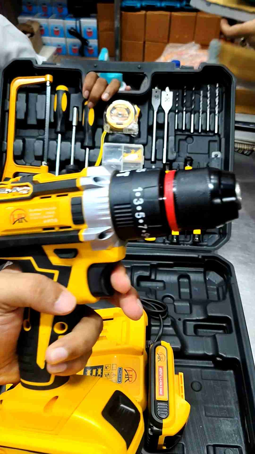 Wholesale 117 Piece Power Tool Combo Kits With Cordless Drill ...