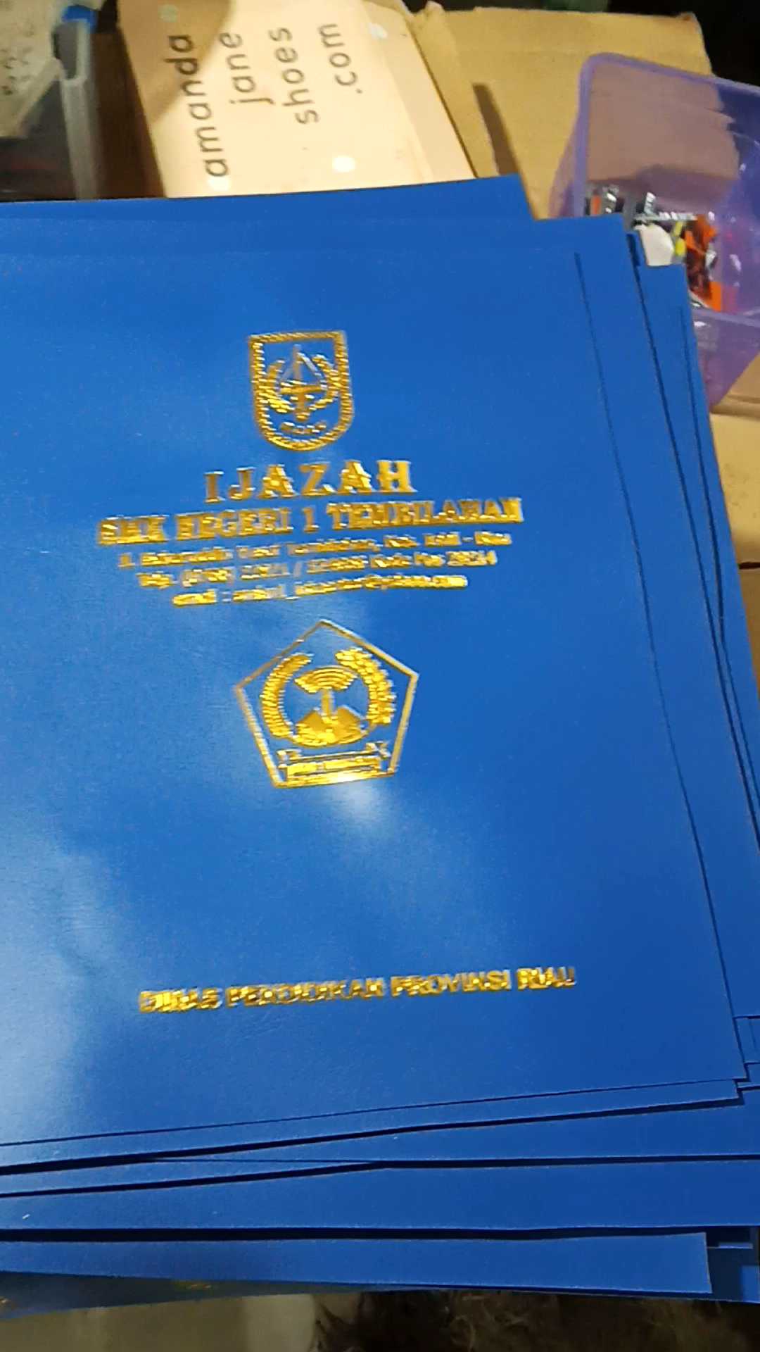Cetak Map Ijazah Sekolah Custom Untuk Semua Jenjang Pendidikan Isi ...