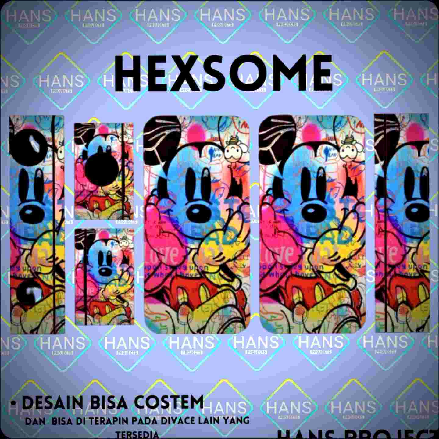 Stiker Garskin HEXSOME Original Desain Full Motif Bisa Custom Untuk ...