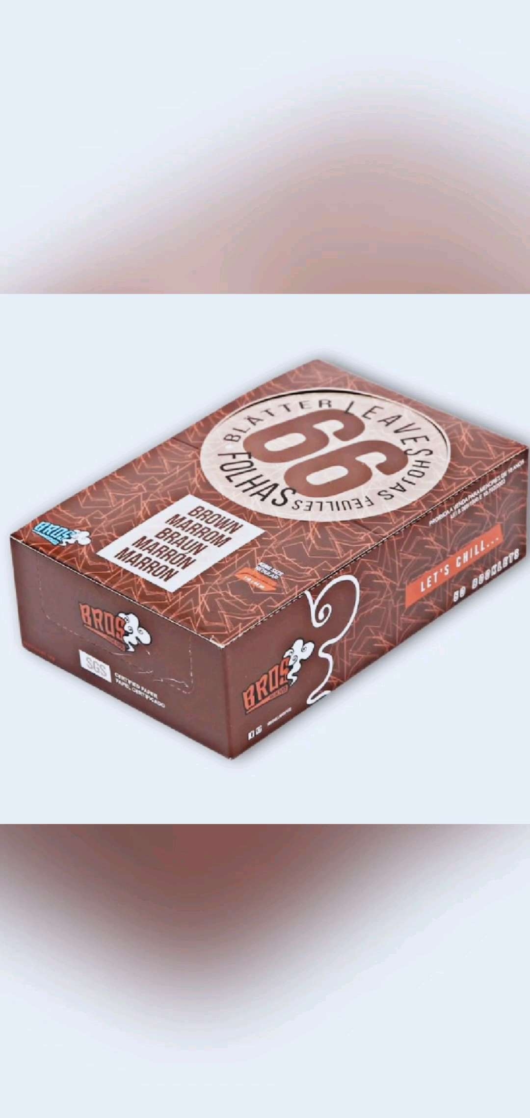 Bros Brown King Size Regular Rolling Papers-66 Sheets Per Box | Daraz ...