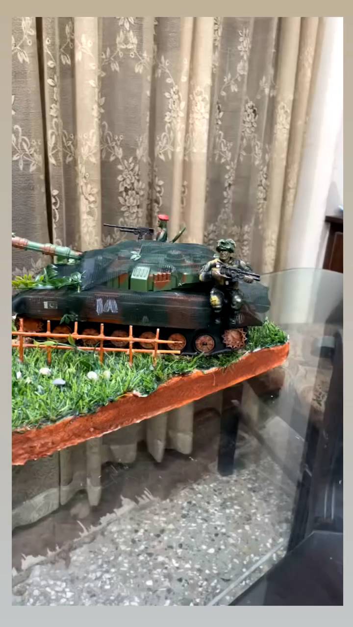 realistic AL-KHALID tank model passing through Field | Daraz.pk
