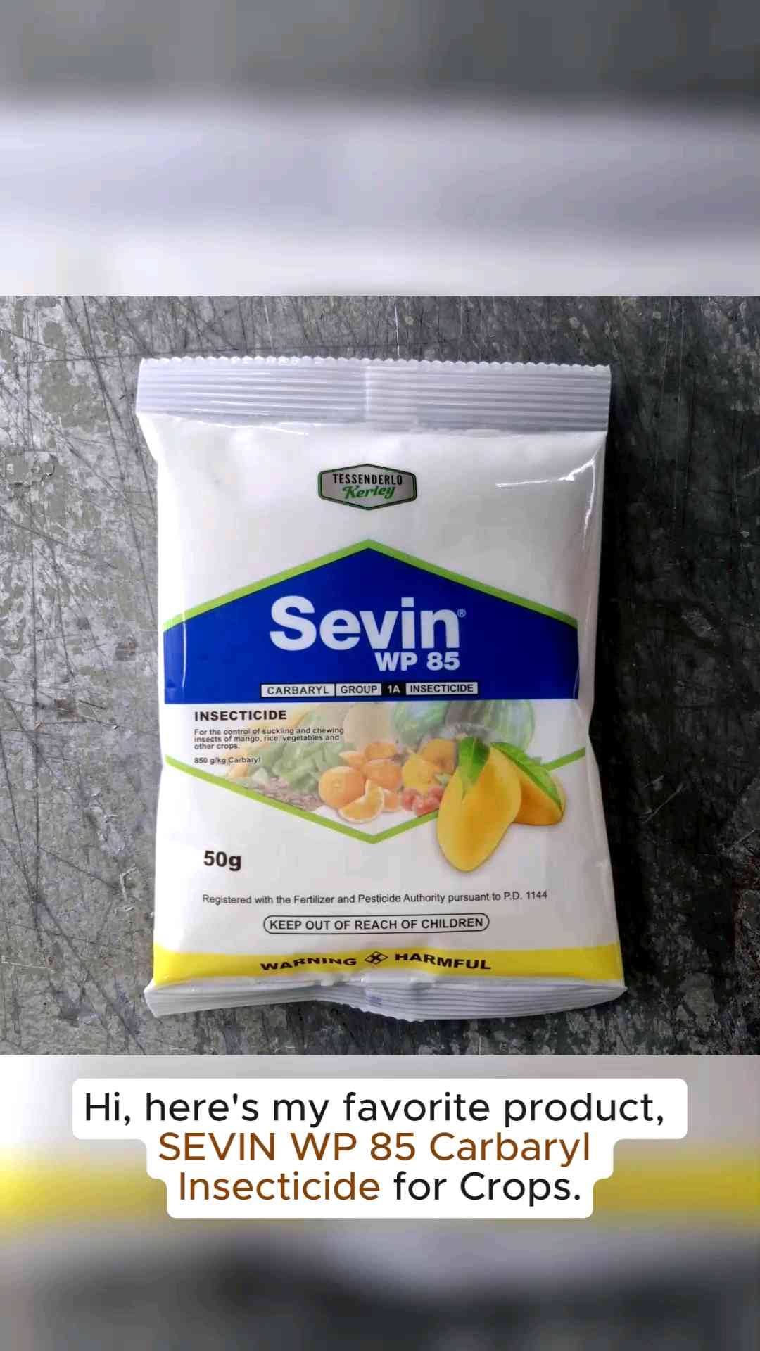 SEVIN WP 85 (50 GRAMS) CARBARYL INSECTICIDE FOR CROPS - ALSO ANTI TICK ...
