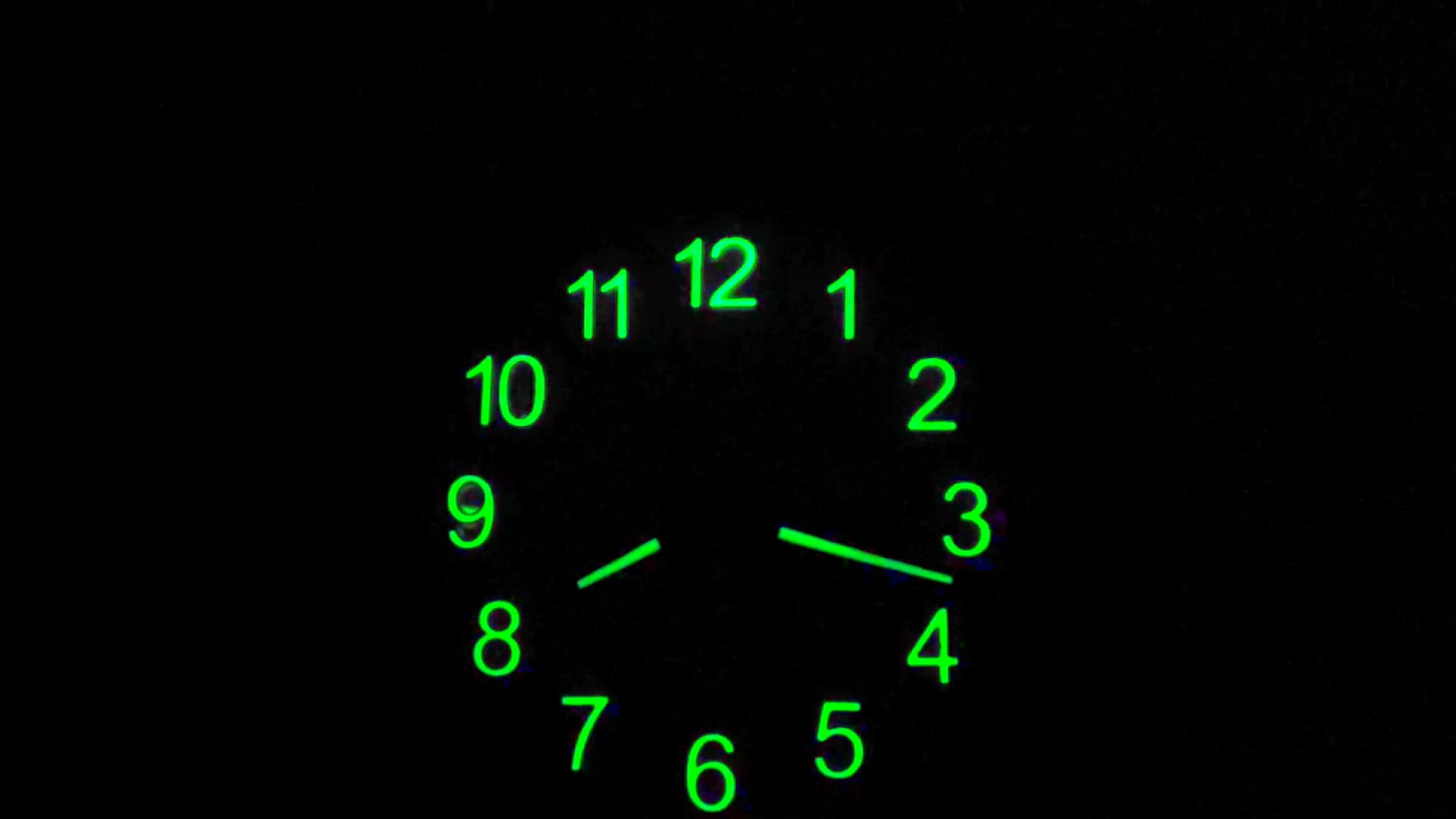 Night Glow Wall Clock in Dark Night | Daraz.pk