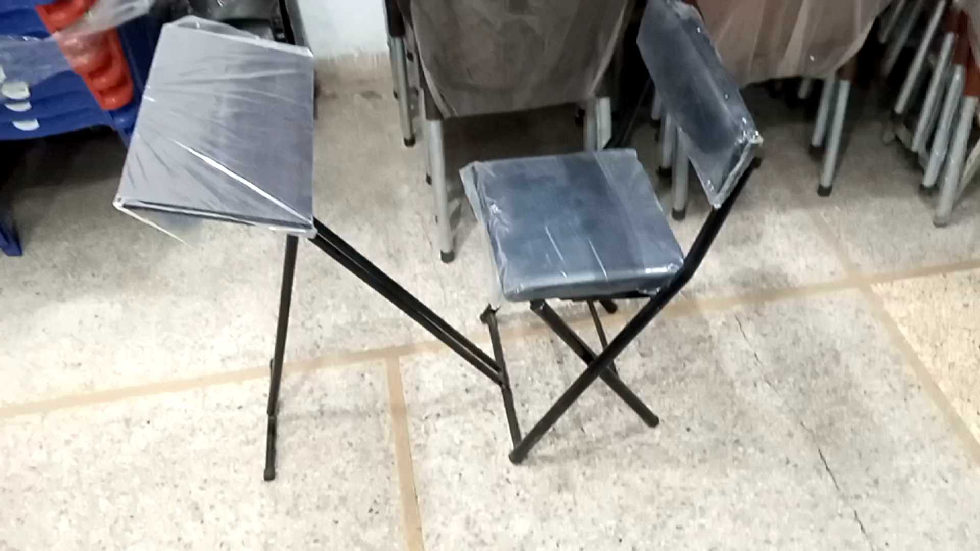 Folding Namaz Chair with Table - Comfortable and Portable Prayer Chair ...
