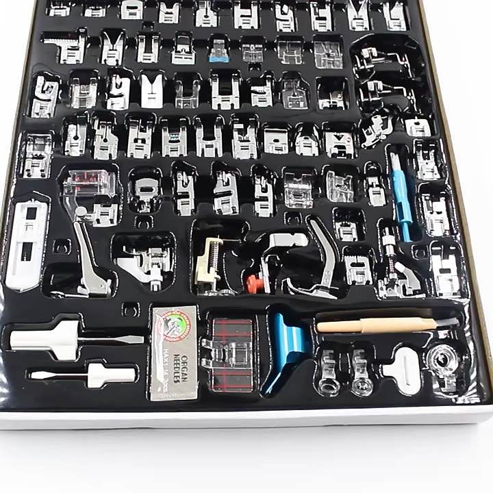 Universal 35-in-1 Sewing Machine Presser Foot Kit for Singer & Bother ...
