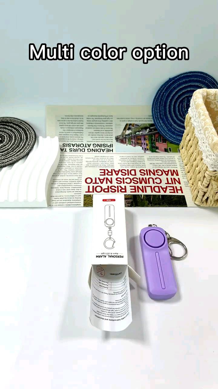 Personal Security Alarm Self Defense 130dB Loud Keychain Portable ...