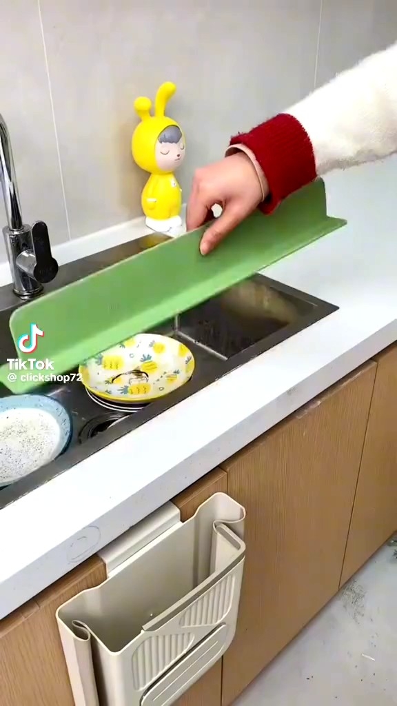 Sink Splash Guard,Water Retaining Board for Kitchen, Portable Water ...