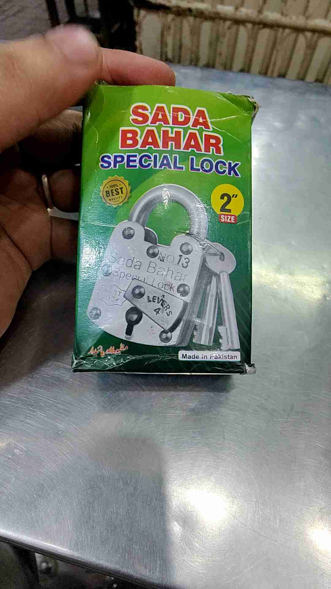 Pad Lock , Heavy Duty, Desi Lock 2", Pakistani Lock , With 2 Keys , 4 ...