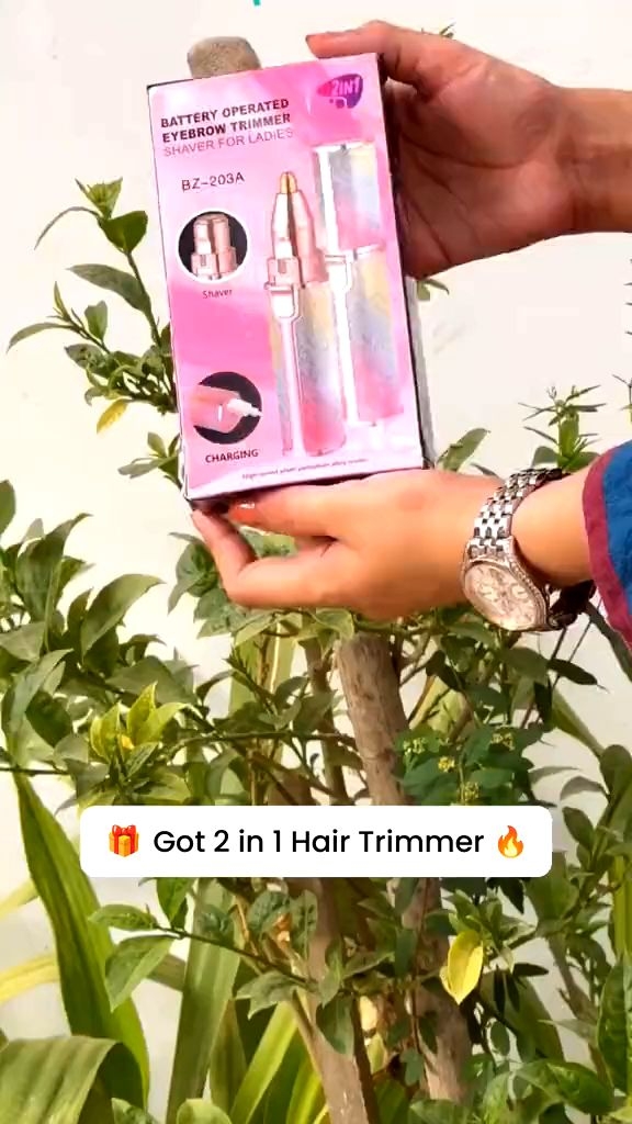 Well Akin Hair Remover Trimmer For Women Rechargeable 2 in 1 Facial ...