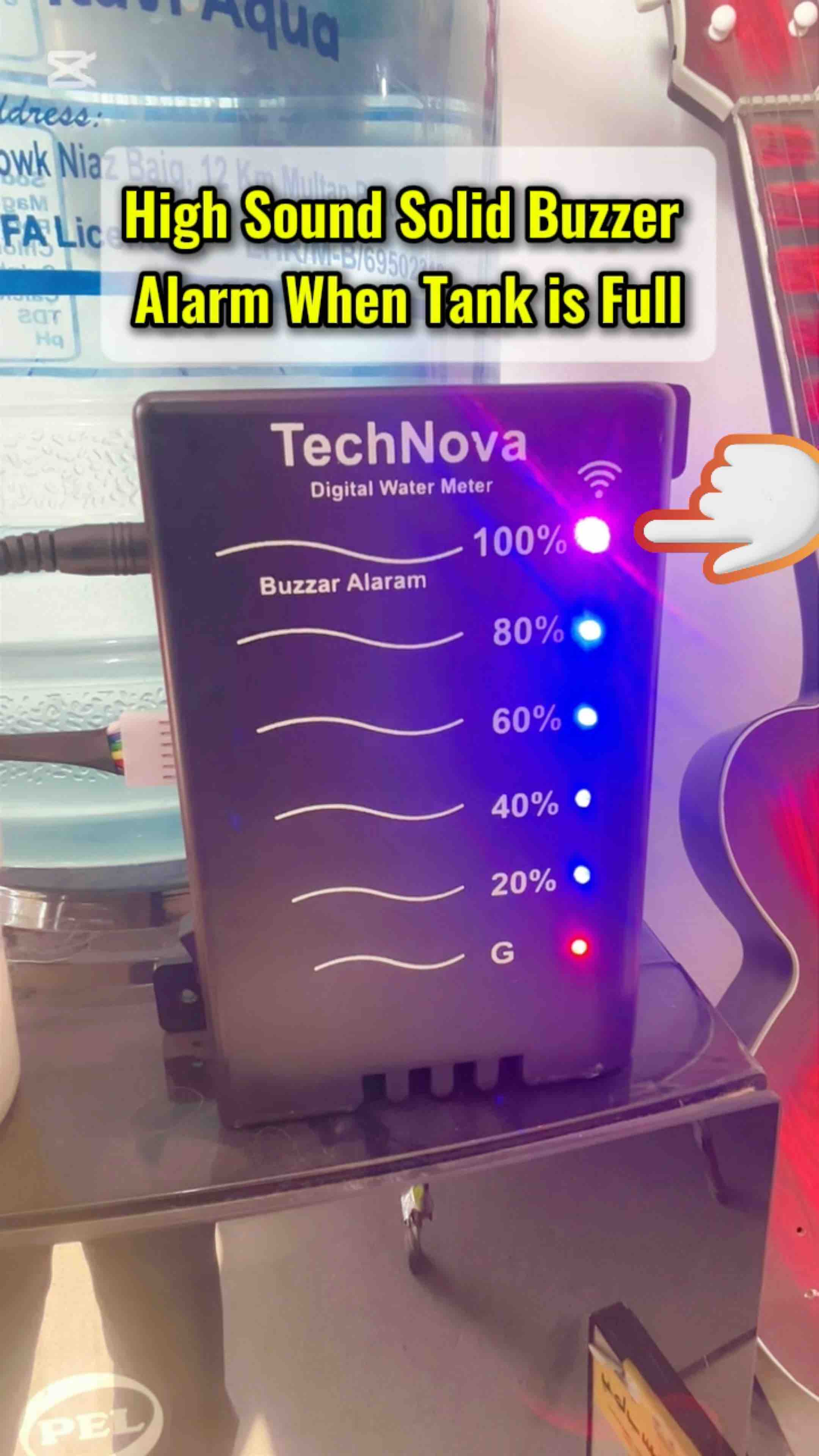 Water Tank Level Indicator with Buzzer at Full and Low level / Tank ...