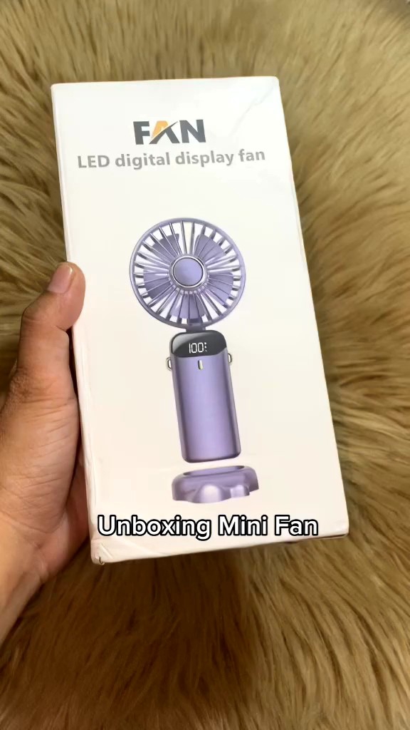 USB Handheld Mini Fan Foldable Portable Neck Hanging Fans 5 Speed ...