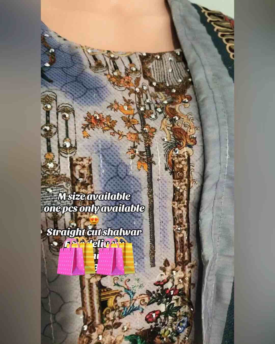 Straight Cut Shalwar 3 Piece Traditional Pakistani Pakistani Salwar ...