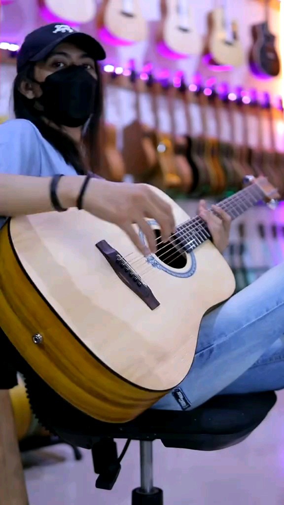 Gitar Akustik Dluxe D100 Original TRANSKUSTIK akustik elektrik string ...