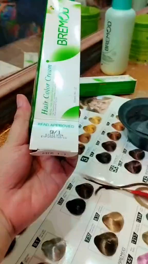 Bremod Hair Color Cream Sunbright Series Professional All Color Range ...