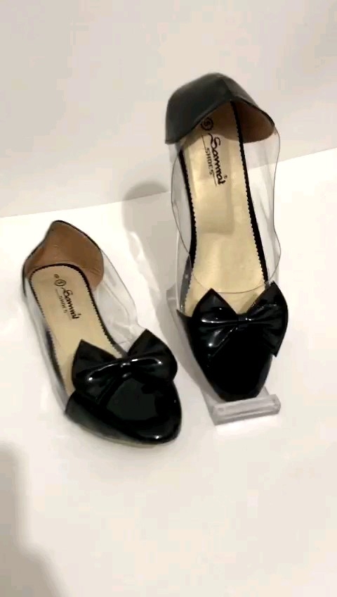 Girls Korean Design Cute Pumpy Shoes | Ladies Flat Full Coverd Shoes ...