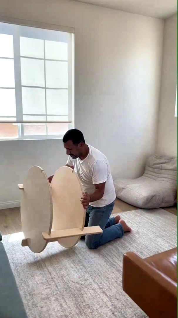 WOOD LAND Round Foldable Side Table Coffee Tabal With ( 20 inches Hight ...