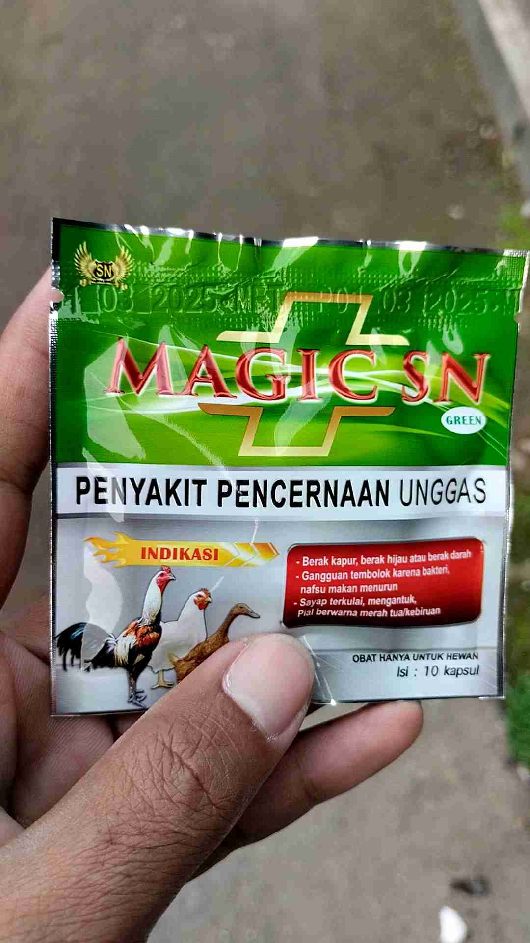 magic SN hijau untuk masalah pencernaan pada ayam dan unggas | Lazada ...