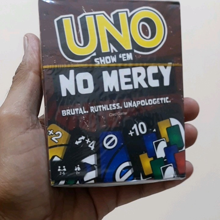 UNO No Mercy - Brutal Ruthless Unapologetic UNO Show 'Em No Mercy Card ...