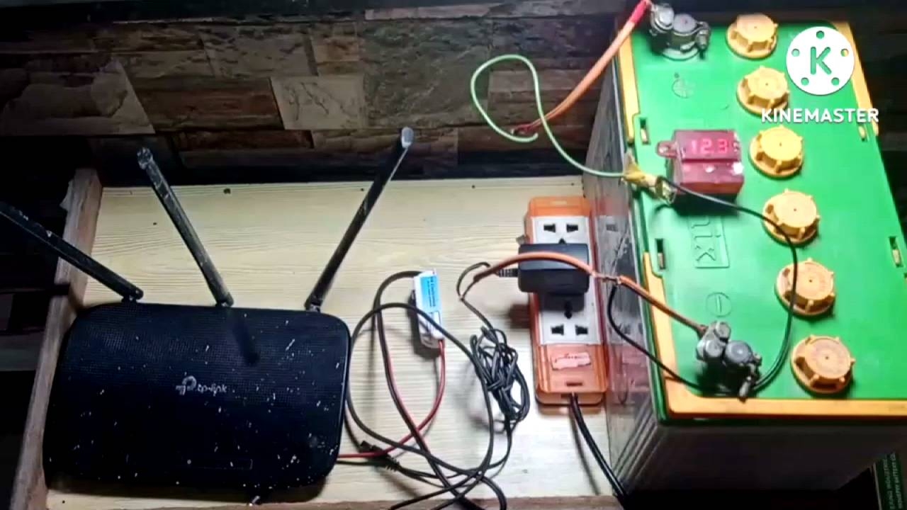 9v Wifi Router inverter UPS | Automatic change over wapda to 12v ...