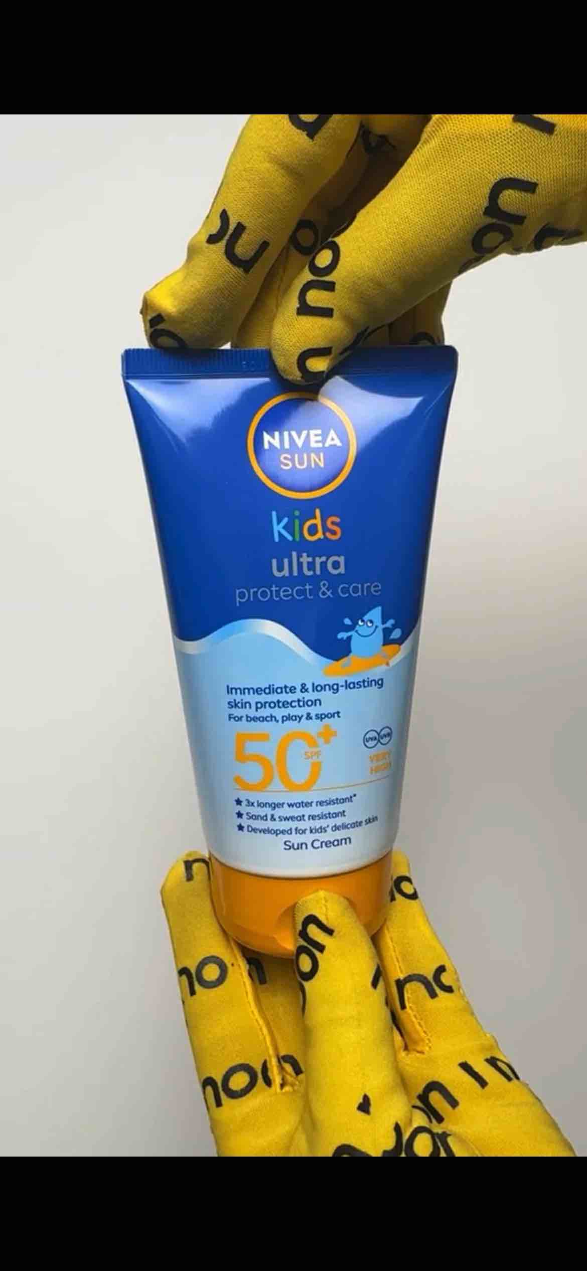 Nivea Sun Kids SPF50+ Ultra Protect & Play Sunscreen Lotion UVA/UVB ...