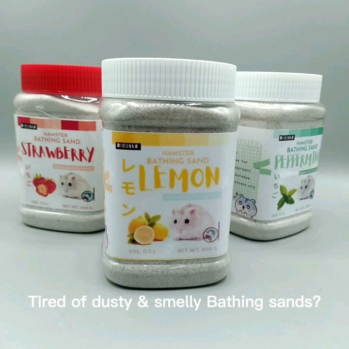 Hamsters Cooling Bathing sand, Bath sand, hygiene litter sand for small ...