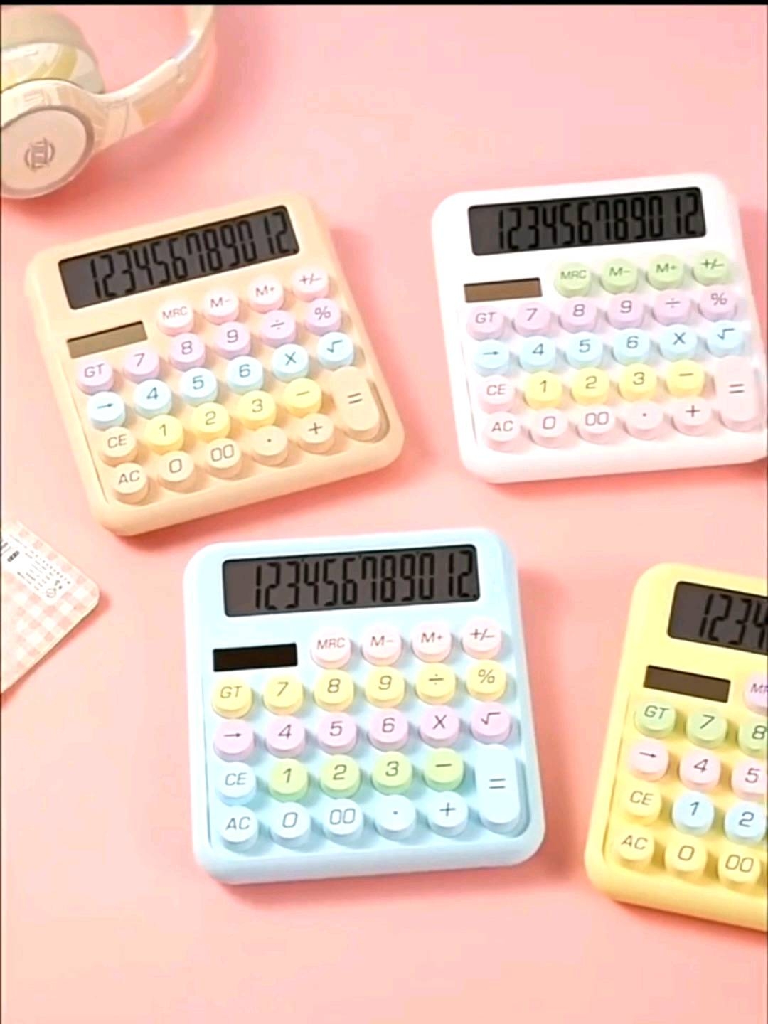 Desktop Calculator Dopamine Candy Colored Multi Color Options 12 Digit ...