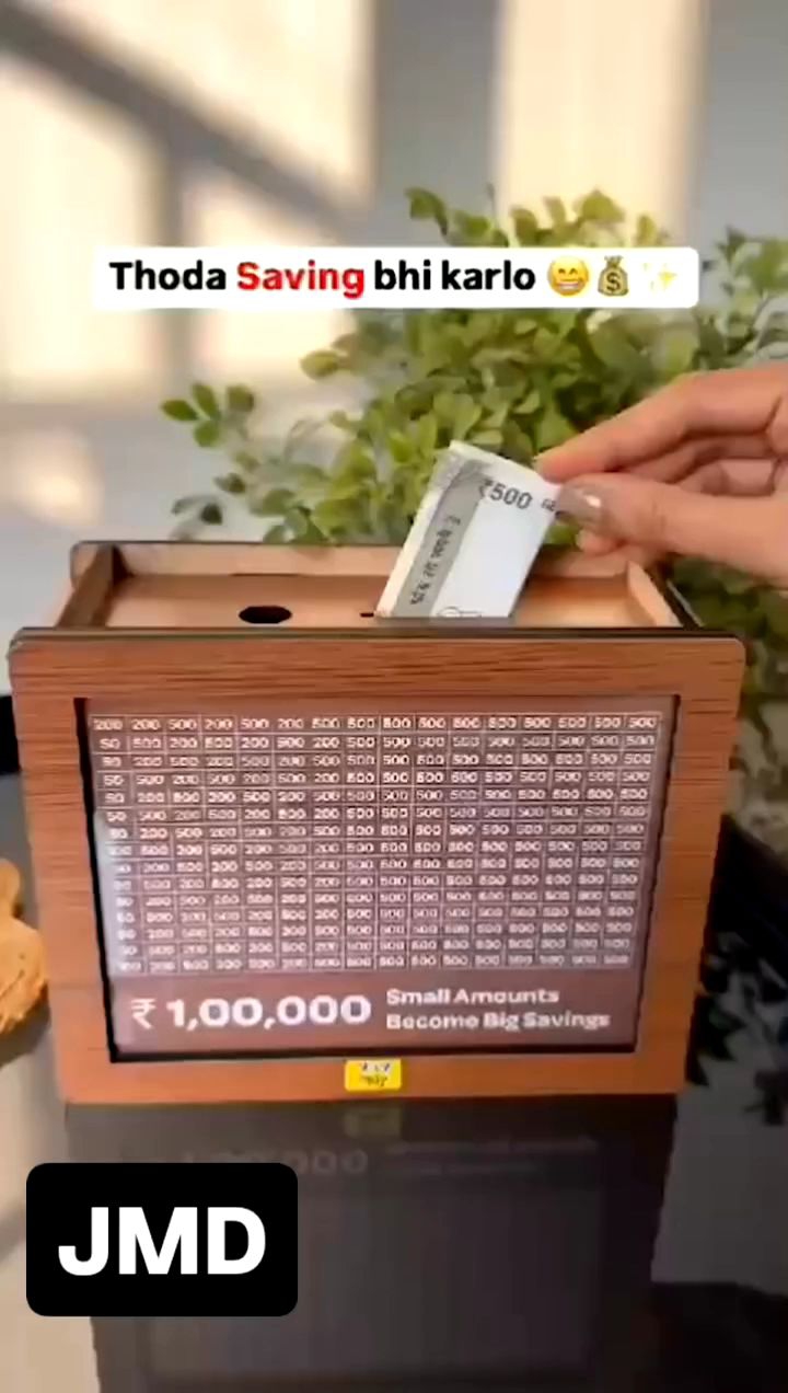 1000/2000/3000/4000/5000/10000/100000 Rupees Money Box Wooden Piggy ...