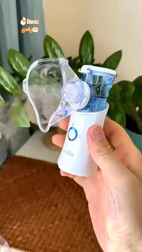 Portable Mesh Nebulizer Machine & Mask Rechargeable & Battery operated ...