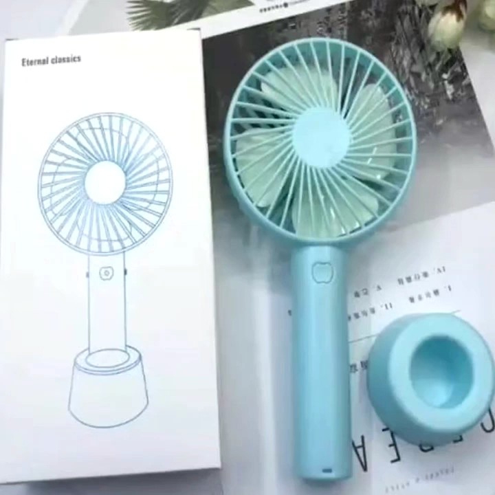 Very Stylish Mini USB Lithium Battery Rechargeable Hand Fan | Daraz.com.bd