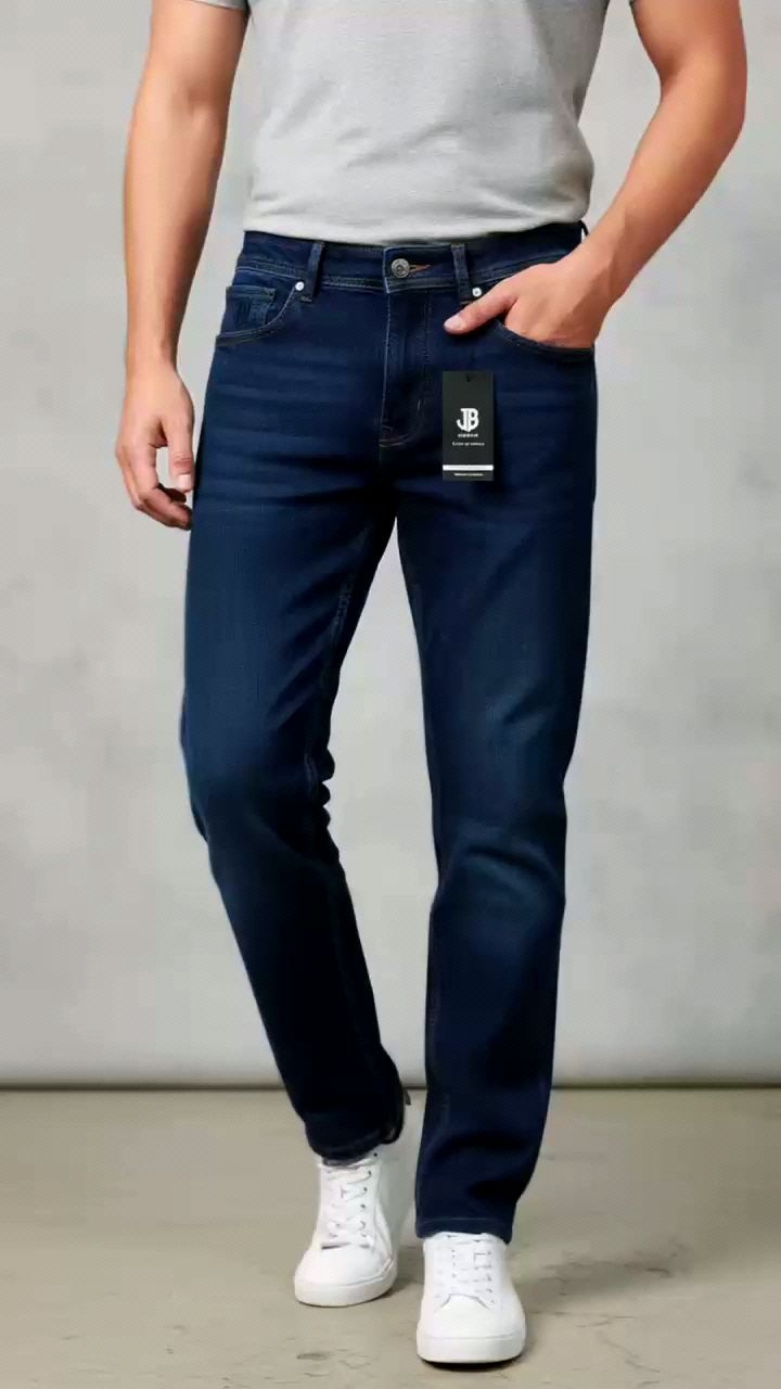 Men’s Slim Fit Imported Jeans – Brown Shine Fiber – High Quality | Daraz.pk