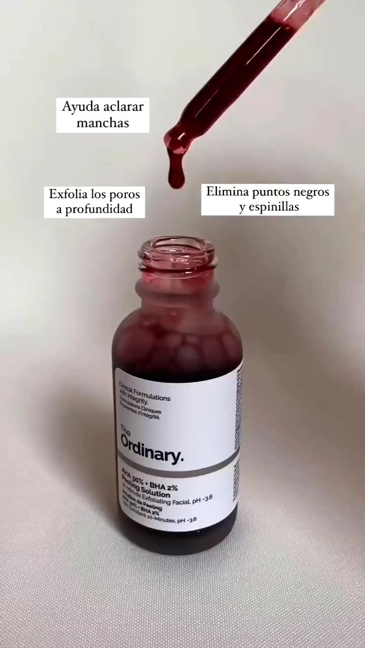 The Ordinary Peeling Solution AHA 30% + BHA 2% Clinical Formulation ...