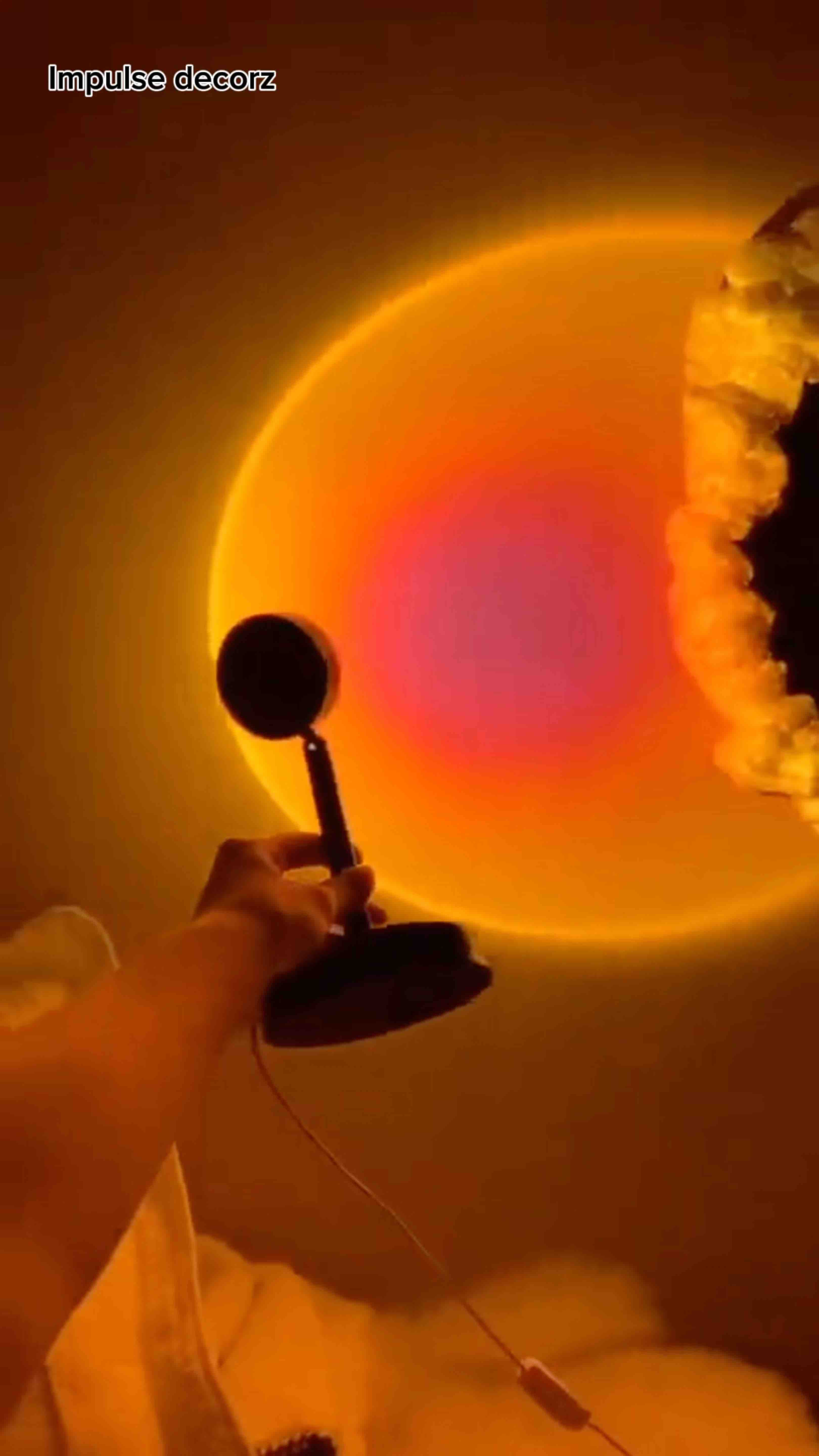 Remote Control RGB Sunset Lamp Projector – 16 Colors, Rainbow Lighting ...