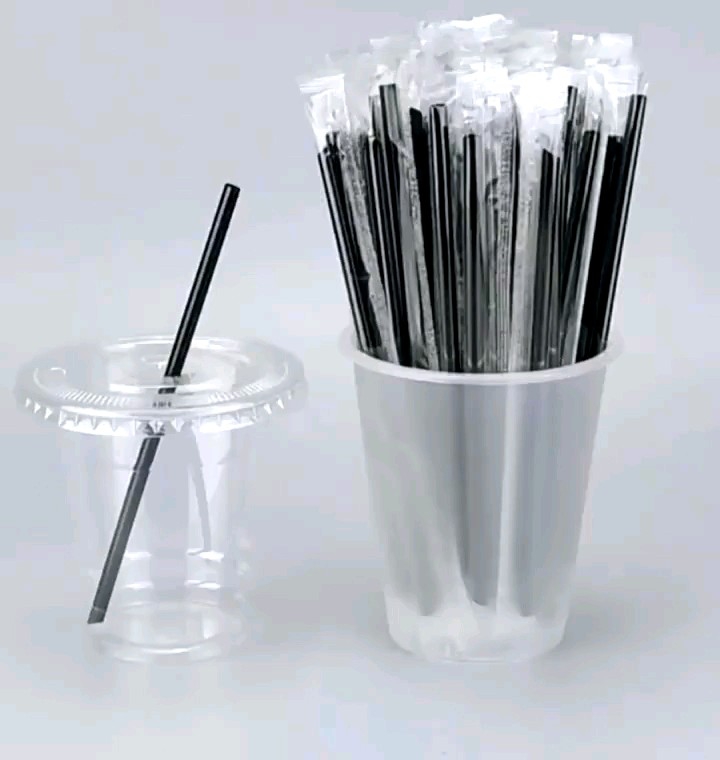 Sedotan Steril Hitam Printingan 500 Pcs/Sedotan Plastik Selindo 6mm ...