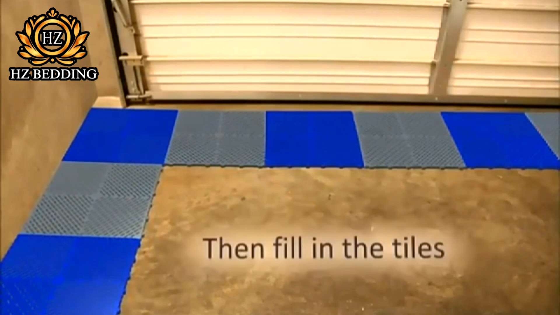 Modular Floor Tiles Anti Slip PP PVC Plastic Flooring Mats Interlocking ...