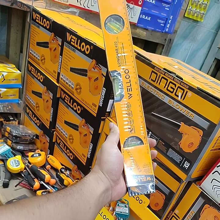 WELLOO 12"-Inch Aluminium Box Beam Spirit Level – 30cm with Magnets ...