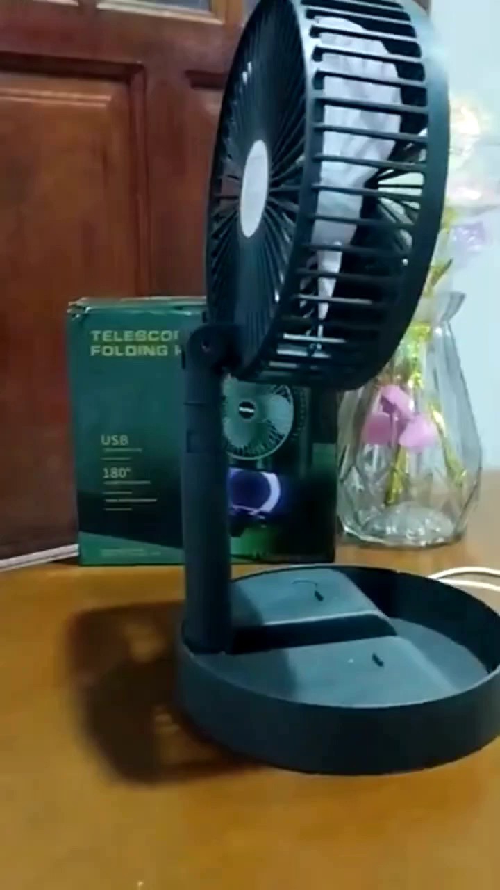Telescopic folding chargeable fan | Daraz.pk