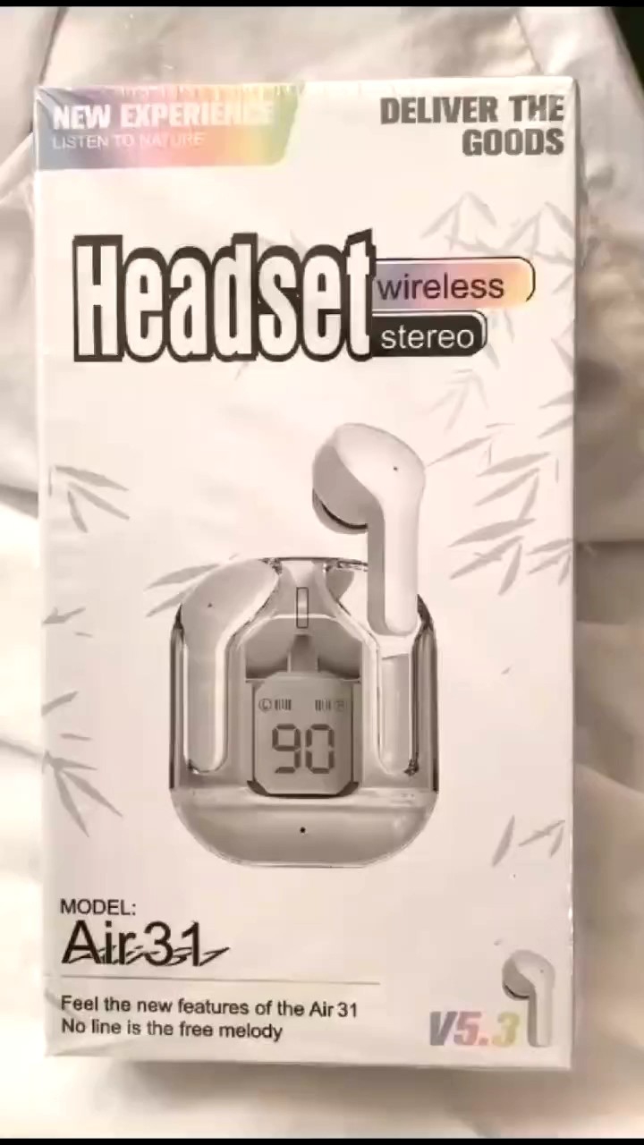 Air 31 Earbuds | Air 31 Airpods | Air 31 Earbuds Wireless Transparent ...