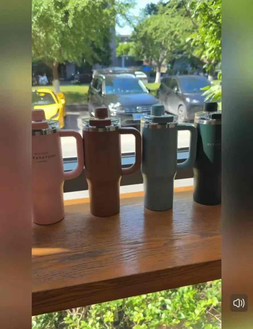 SITARAYURI Original Car Tumbler 900ml Vacuum Insulated Bottle w/ Straw ...
