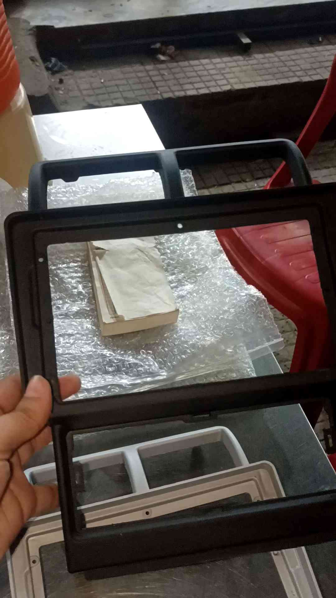 Old Cultus LCD Frame - Easy To Install - Black and Silver Frame ...
