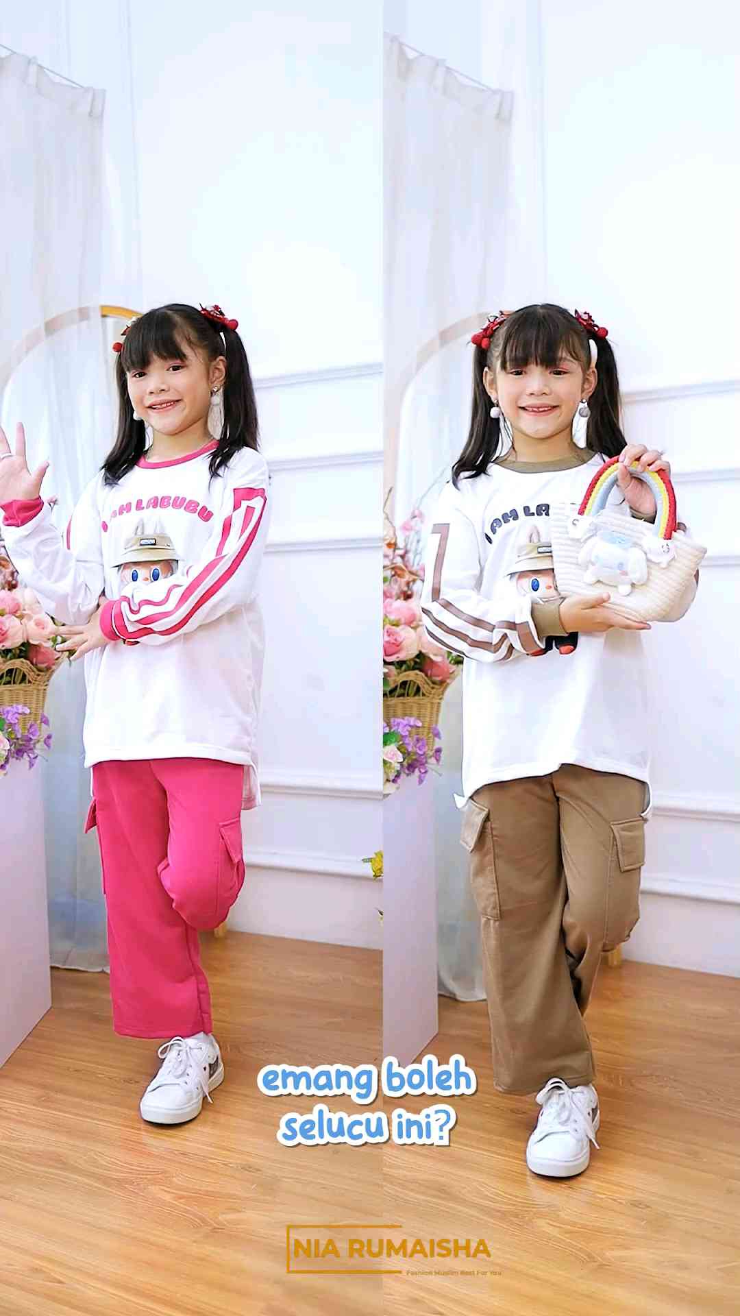 NEW SET MIXI - BY NIA RUMAISHA // OOTD ANAK BAHAN BABH TERRY | Lazada ...