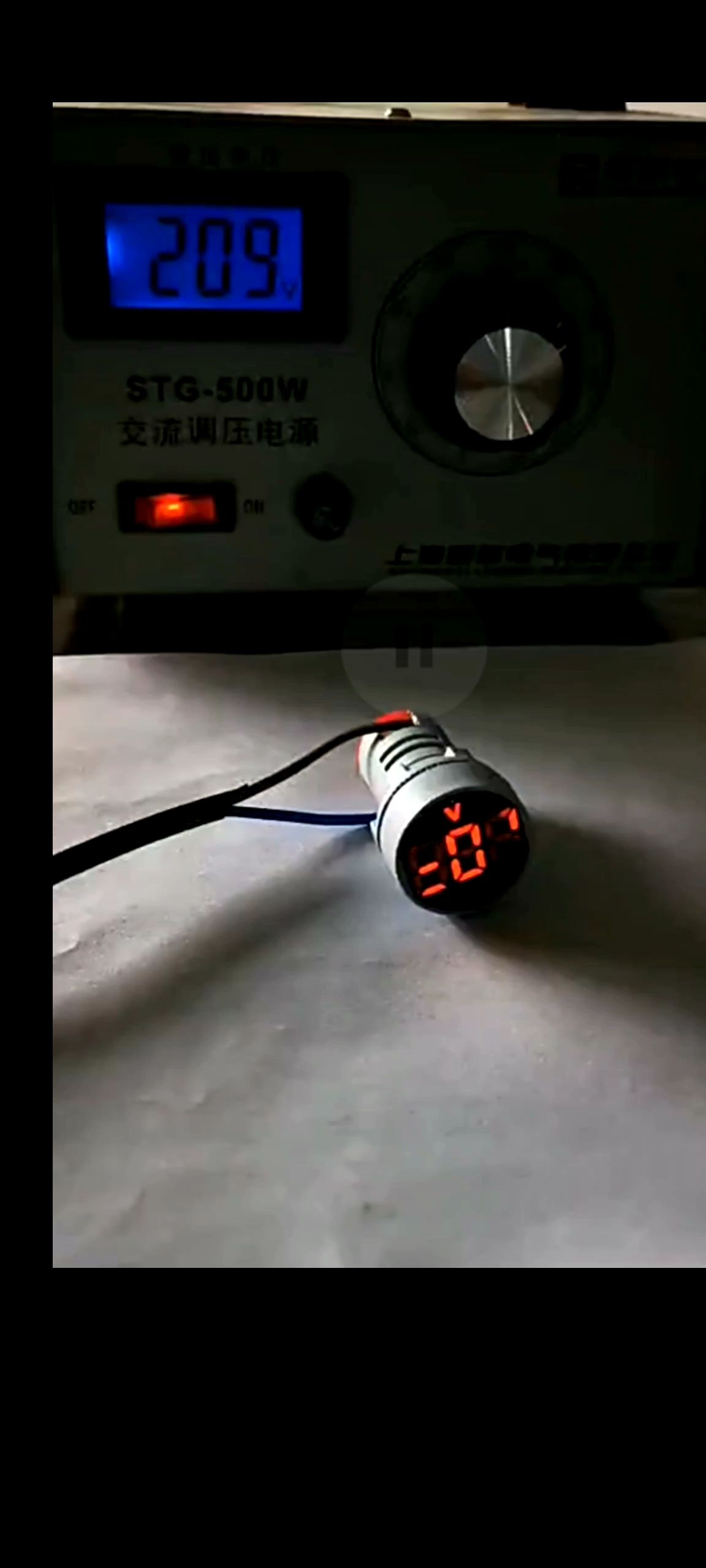 Digital AC 60-500V Voltage meter LED Indicator Lamp panel light , Volt ...