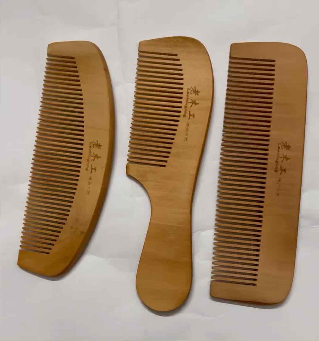 Wooden Comb , Natural Wooden Combs , Wood Comb For Man Woman And Kids ...