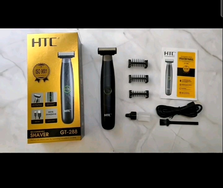 HTC GT-288 One Blade Men's Shaver – 3-in-1 Beard Trimmer, Nose Trimmer ...