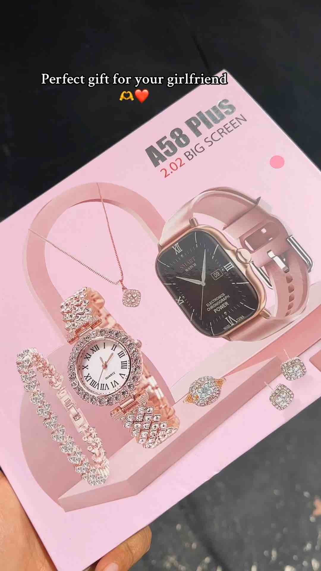 Smart Watch | A58 Plus Smart Watch | Watch For Girl | FiSmart Watch ...