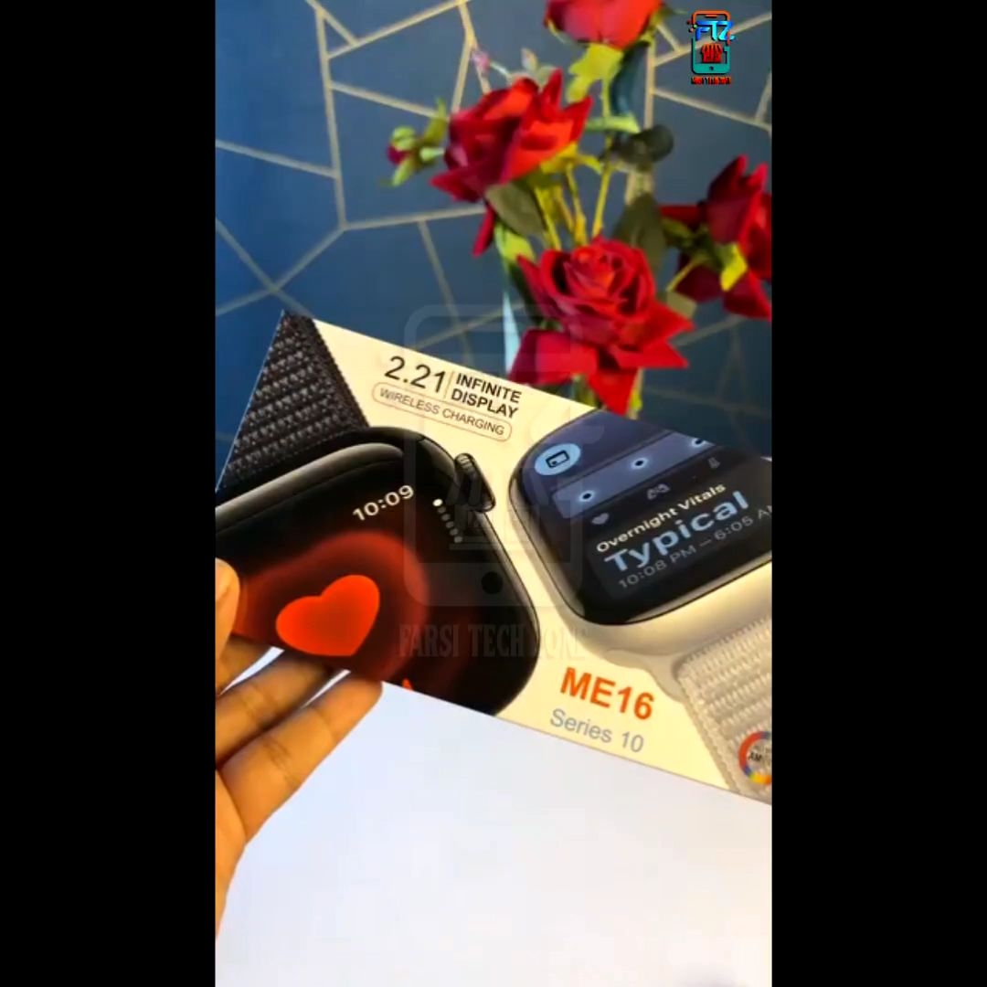 ME16 Smart Watch 3 strips 2.21 Infinity display Wiewless charging ...