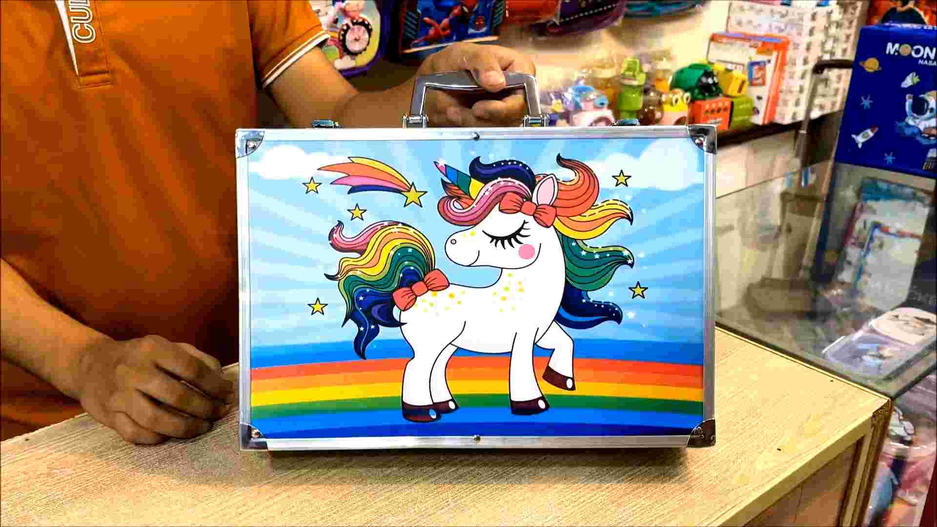 Colouring Kit Art&Craft 145 pcs Set Colour Kit Art Set Colouring Box ...