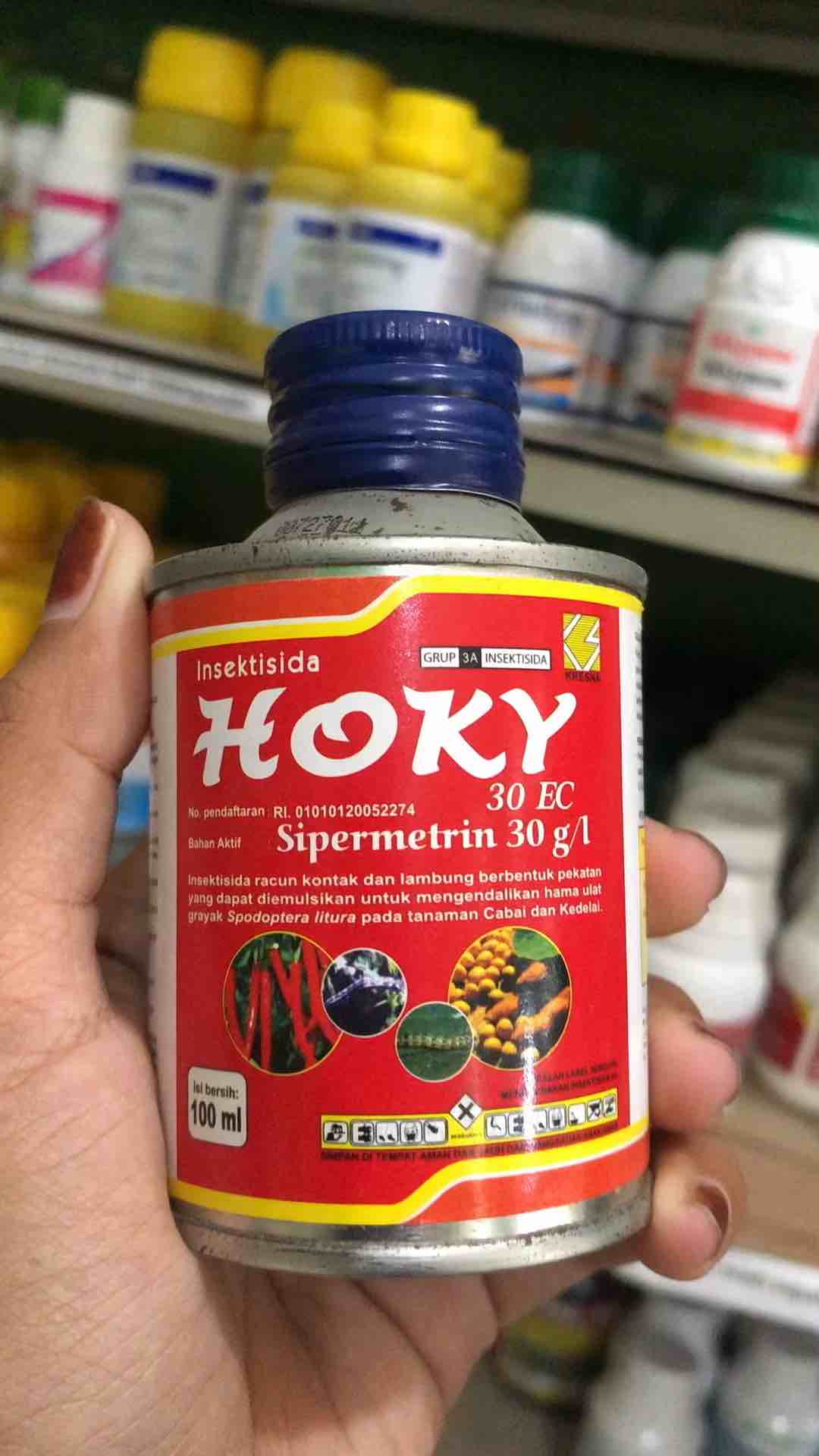 Hoky 30EC 100ML Insektisida Pembasmi Hama Ulat, Wereng, & Kutu ...